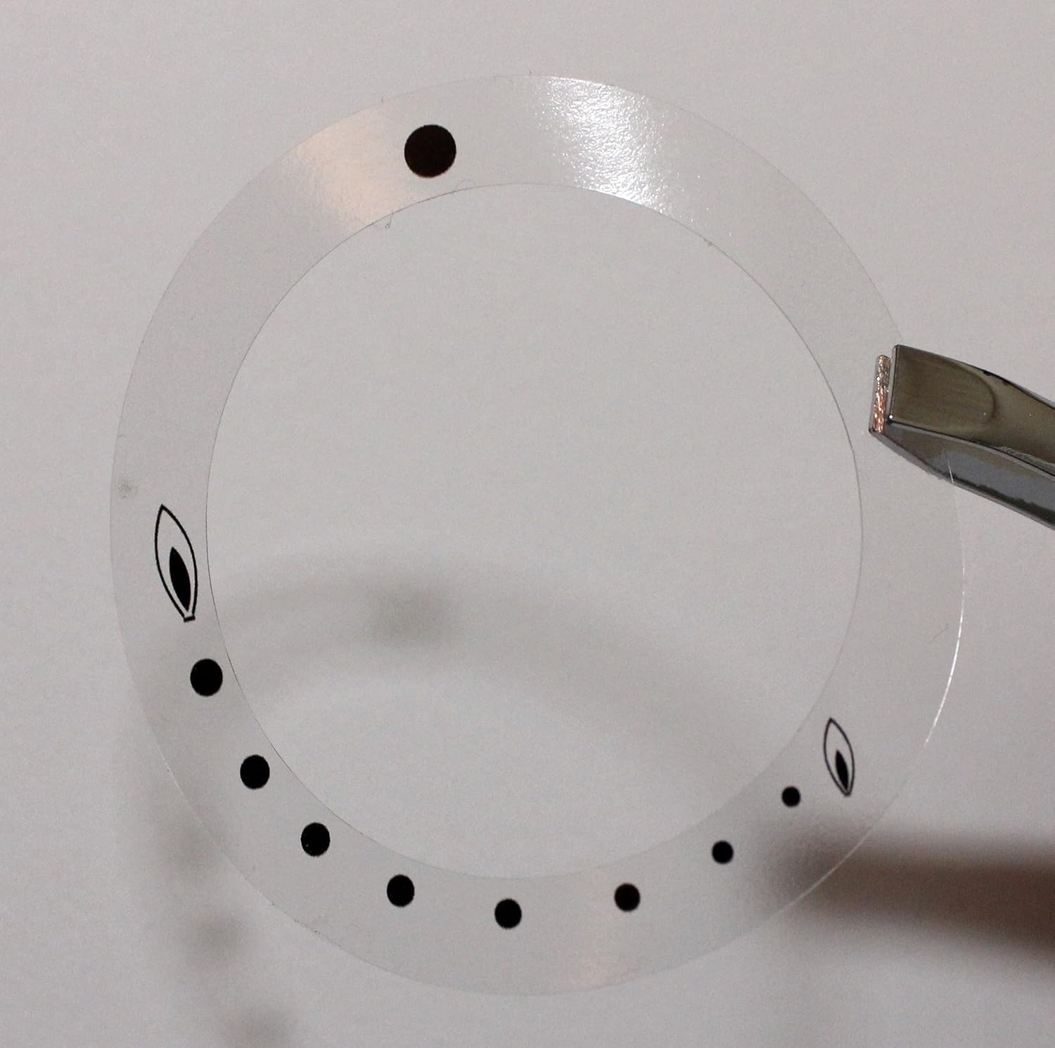 Replacement Hob Stickers Black on Transparent PVC – BigaMart