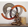 Amazon.com: Deco 79 Metal Abstract Wall Decor, 38" x 2" x 25", Multi ...
