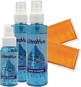 Amazon.com: UltraVue Gel Lens Cleaner Kit - 2 x 8oz and 1 x 2oz Eye ...