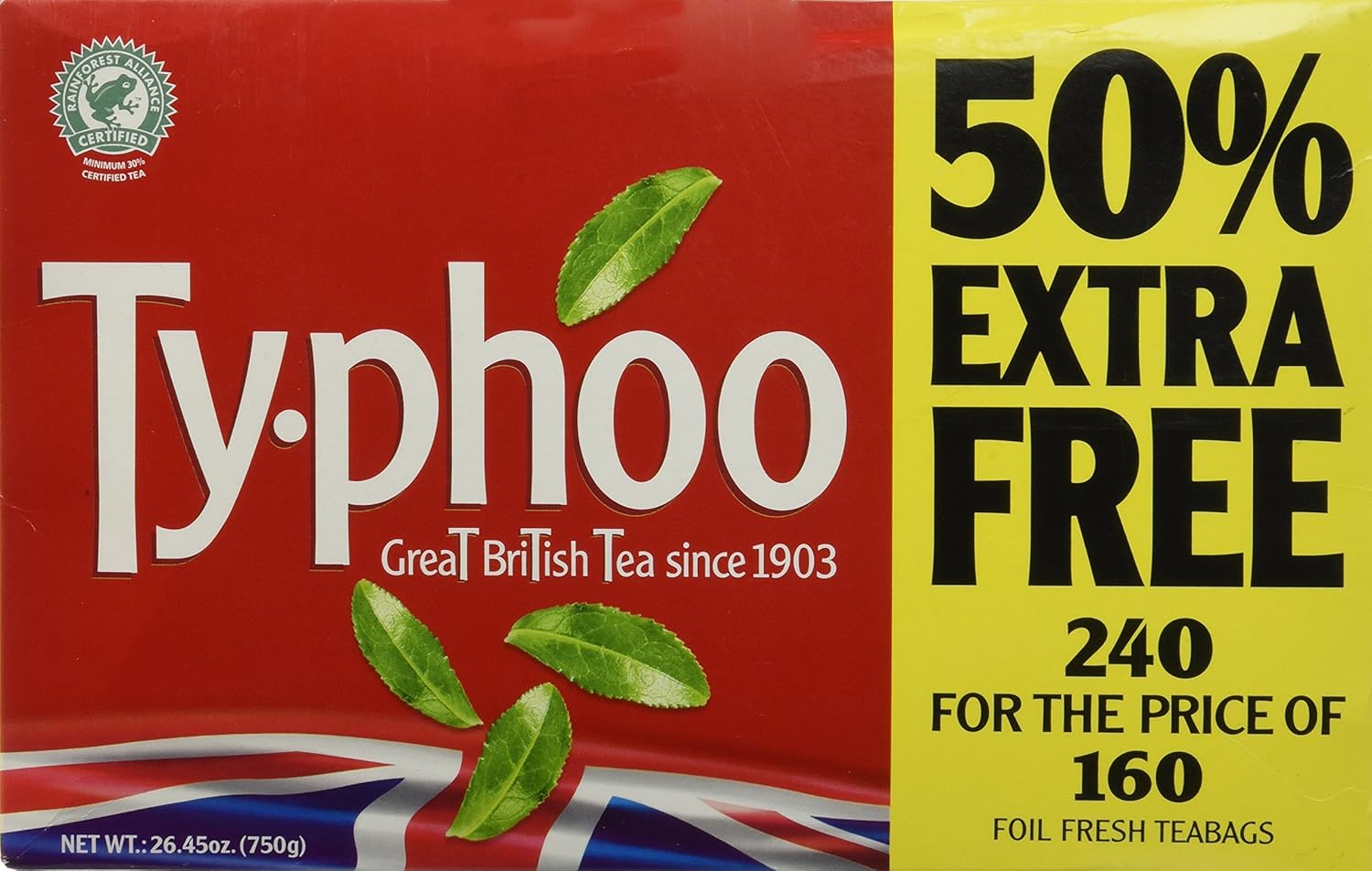Typhoo Tea 240 Bags 2 Pk: Amazon.co.uk: Grocery