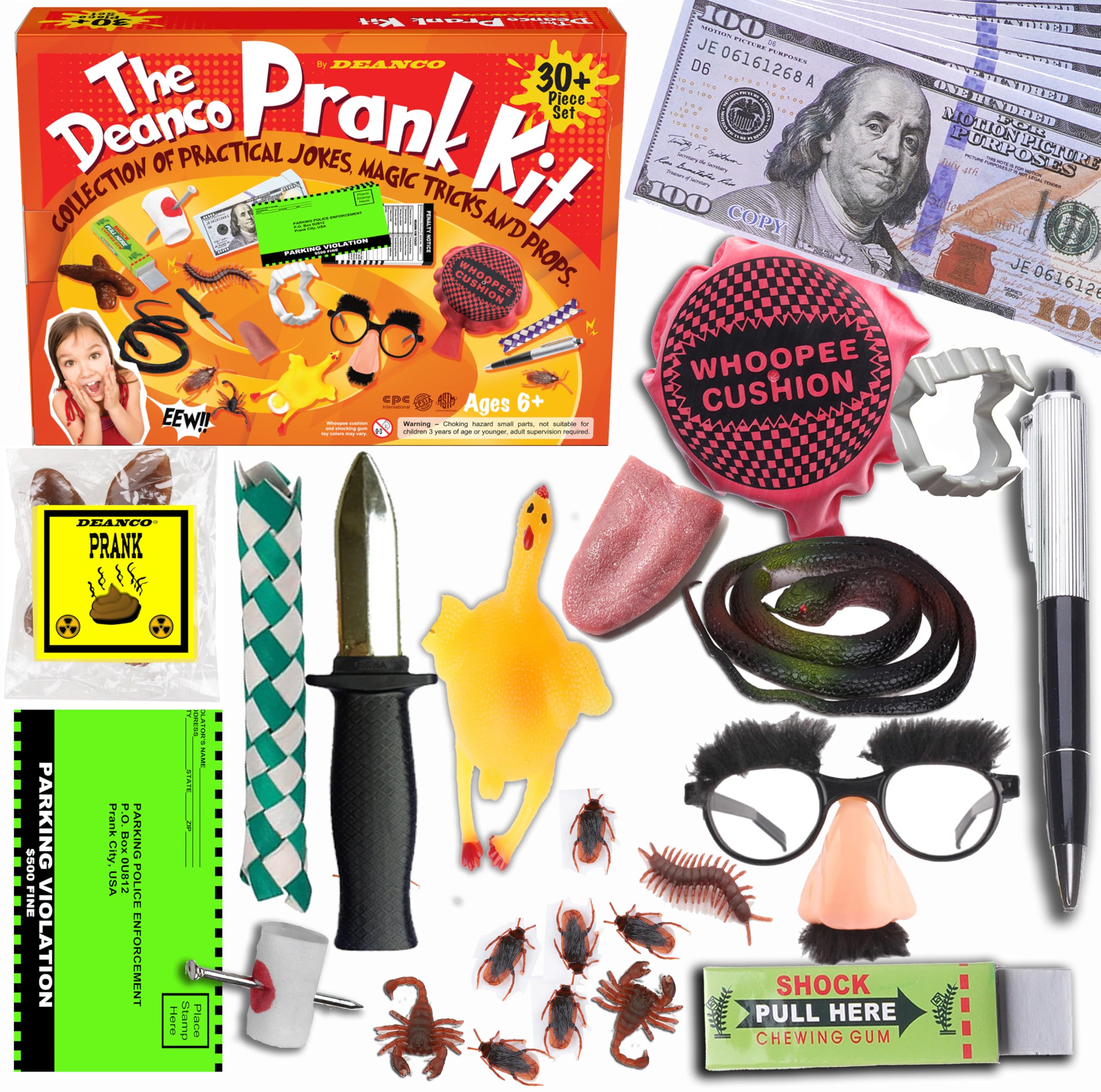 Mua DEANCO Prank Kit-Joke Box-Ultimate Gift Set-Practical Jokes-Party ...
