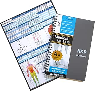 H&P Notebook (Large Print) - Medical History and Physical Notebook, 50 ...