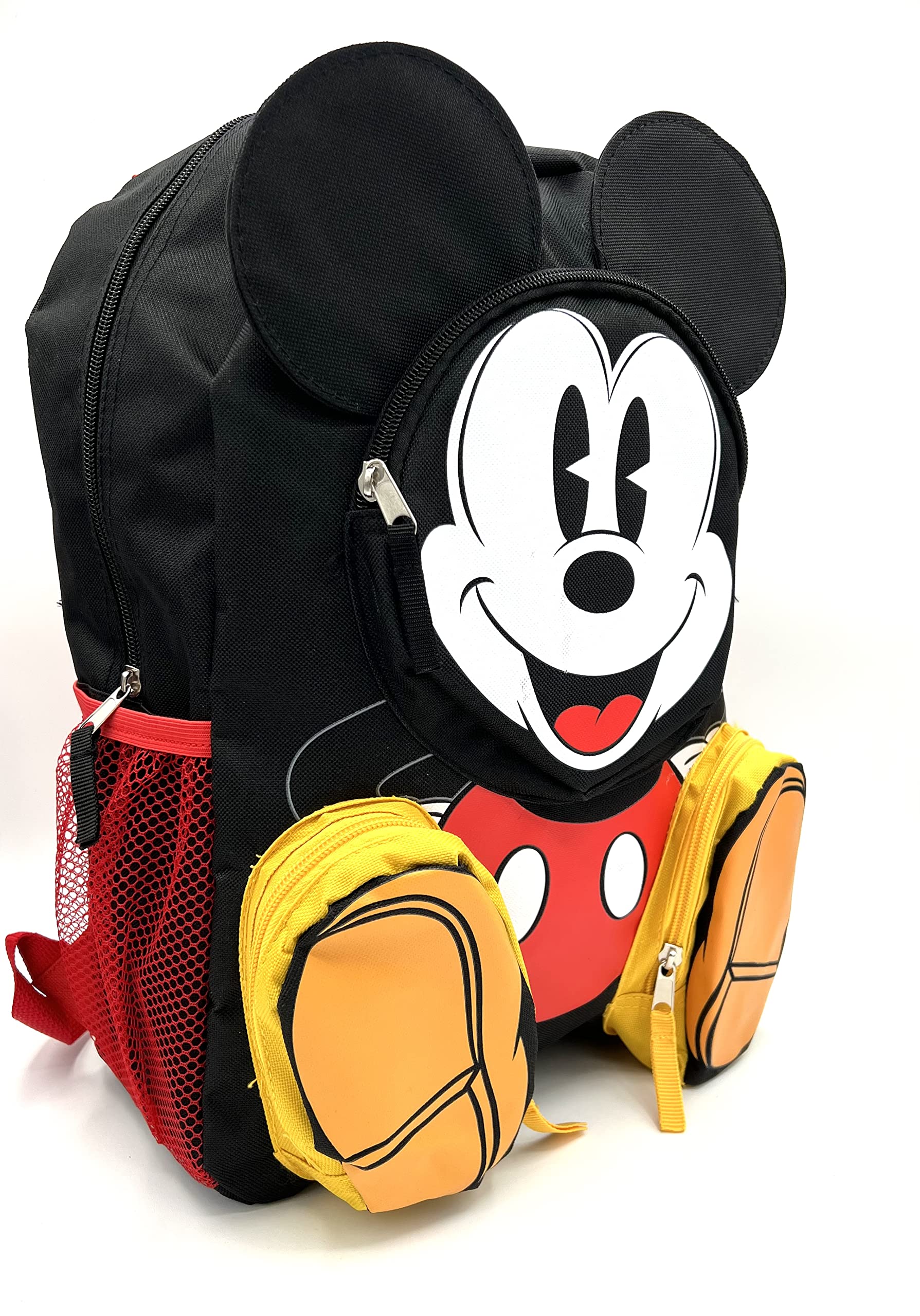 Mua Disney Mickey Mouse Backpack Front Body 16" with 3-Zipper Pockets ...