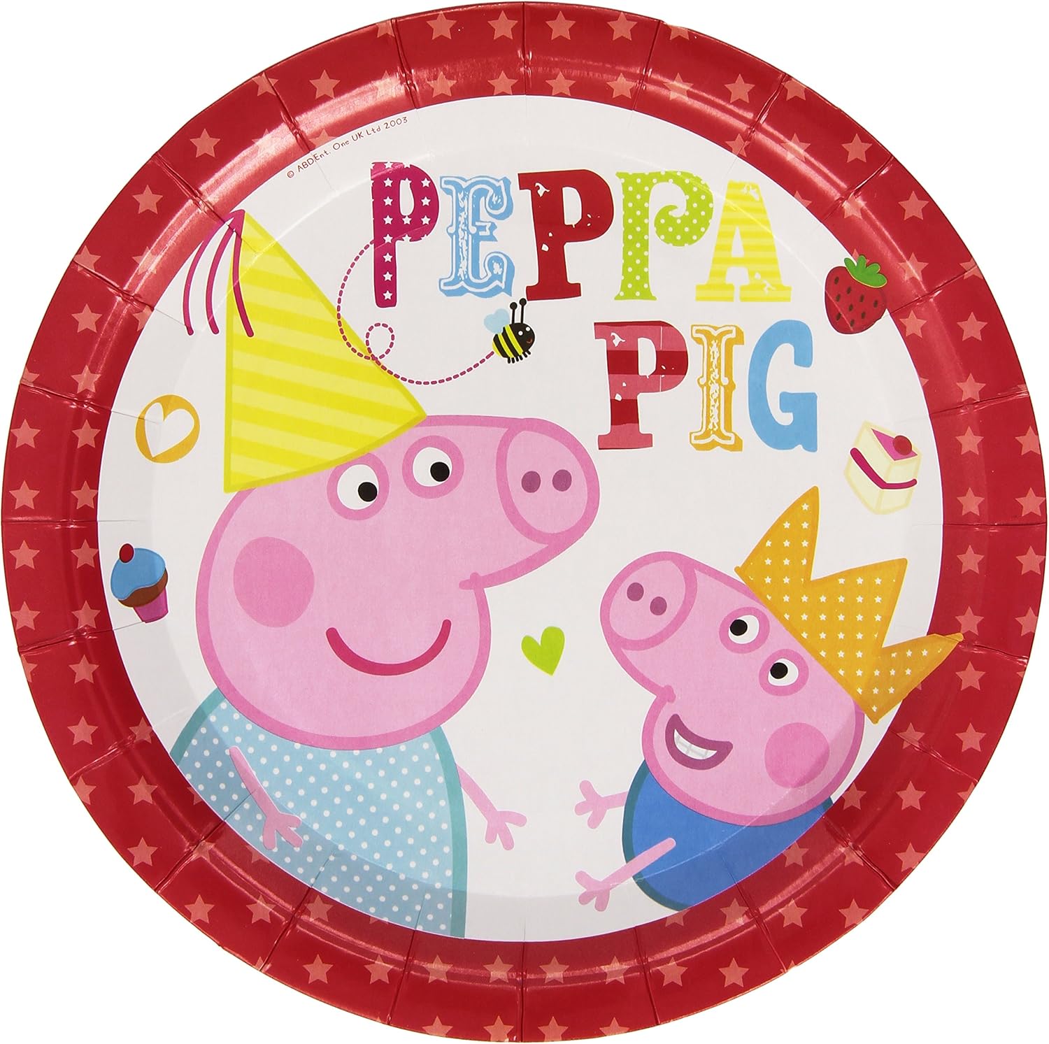 Peppa Pig Plates (Pack of 8): Amazon.co.uk: Toys & Games