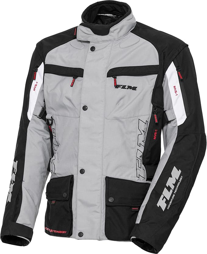 FLM Motorradjacke mit Protektoren Motorrad Jacke Reise Textiljacke 1.0 ...