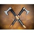 Amazon.com : SHINY CRAFTS-Norse Viking Axe Camping Hatchet Berserker ...