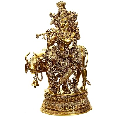 Senhor Radha Krishna Com Vaca Radha Krishna Bol, Bhaktivinoda Thakur,