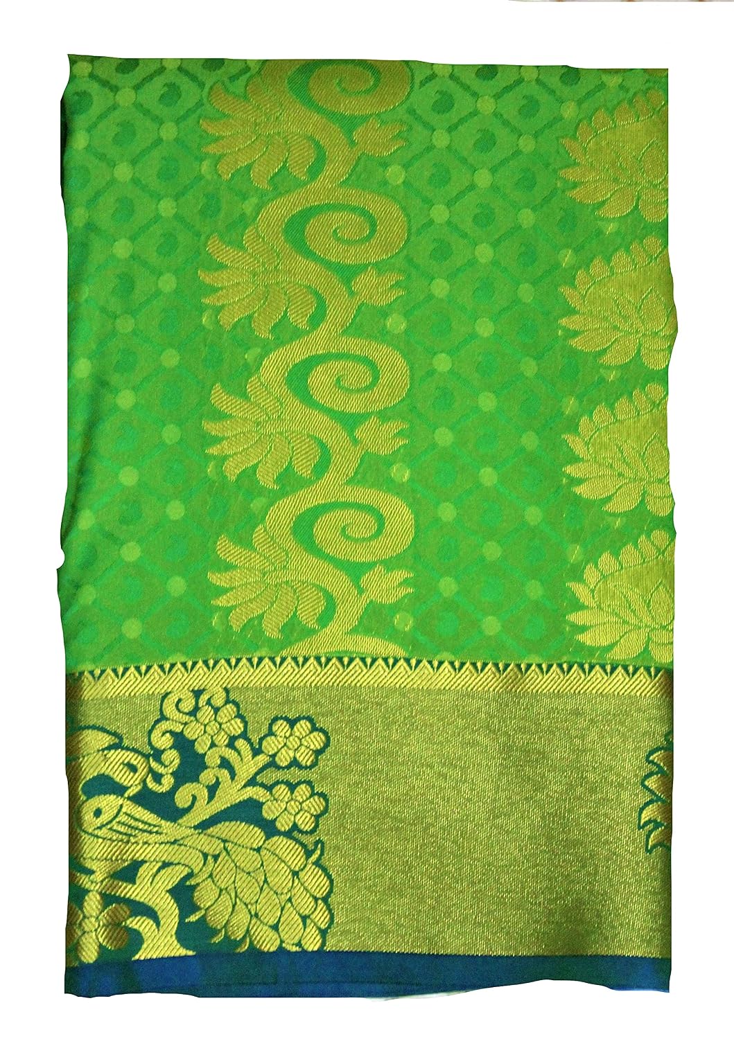 Buy Pure Silk Saree - Kanchipuram Bridal Silk Sari with Zari ...