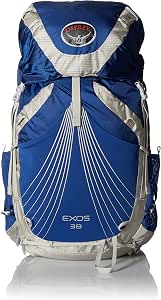 Amazon.com : Osprey Packs Exos 38 Backpack (2017 Model), Pacific Blue ...