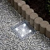 6x6 Solar LED Paver Light - 5 Ultra Bright, Elegant LED Lights ...