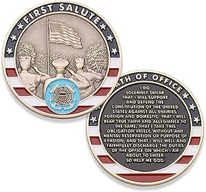 Amazon.com: Coast Guard First Salute Challenge Coin - United States ...