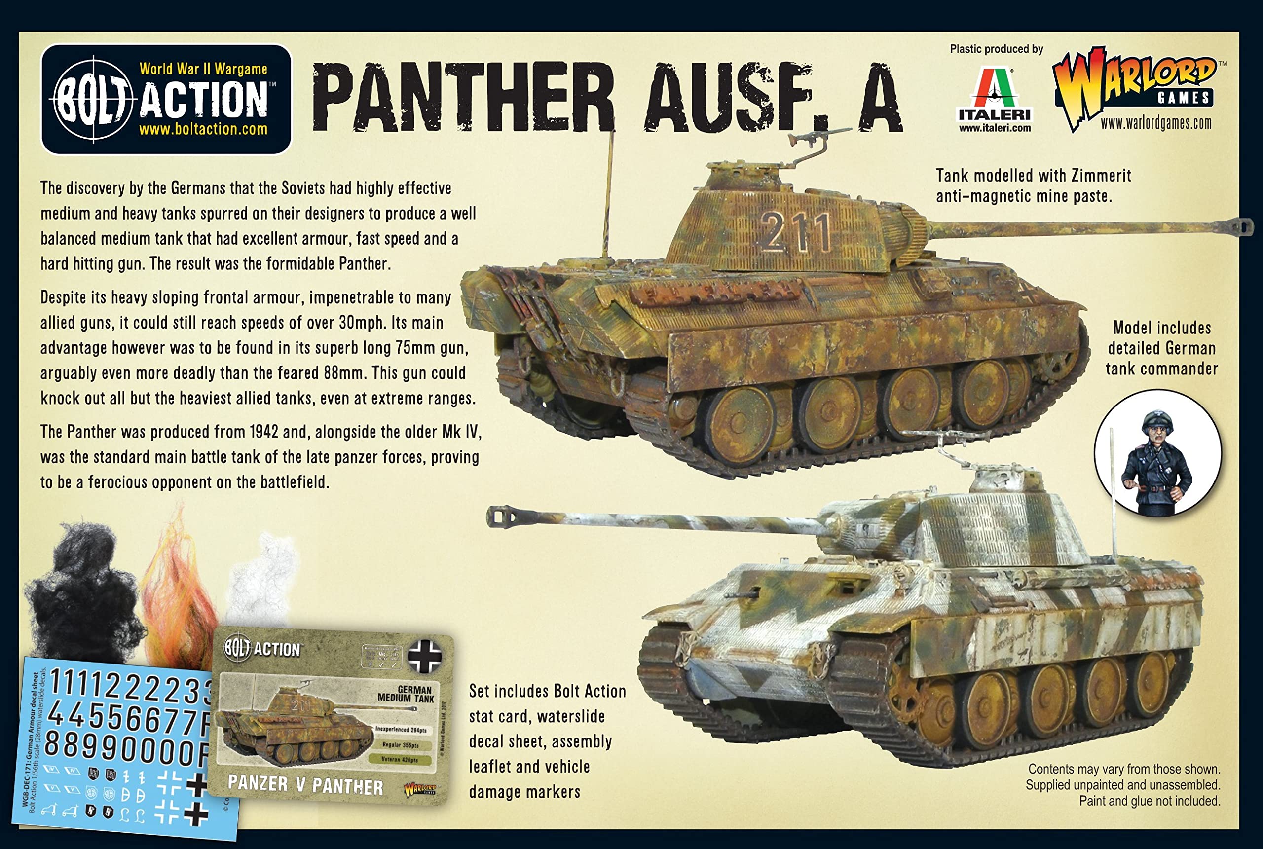 Mua Wargames Delivered Bolt Action: Tank War - Panther Ausf. A with a ...