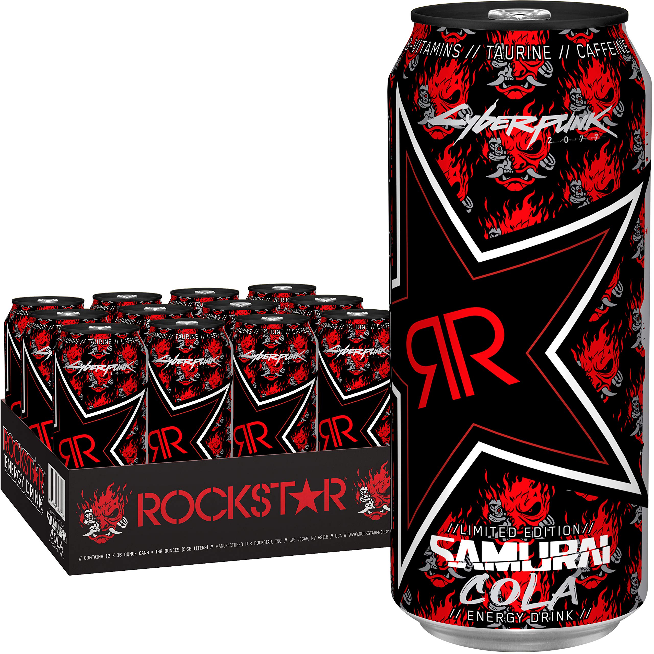Mua Rockstar Limited Edition Samurai Cola Energy Drink, Caffeine and ...