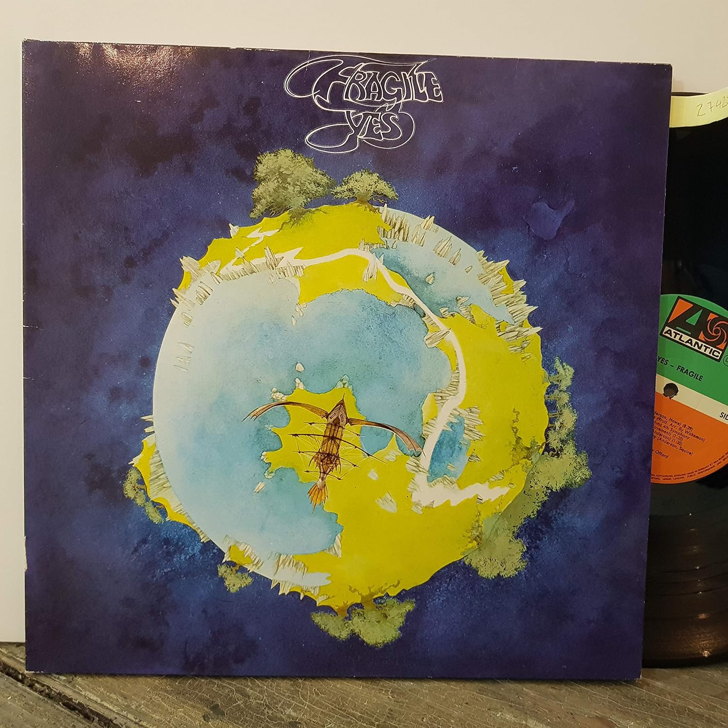 YES Fragile, 12" vinyl LP. ATL50009: Amazon.co.uk: CDs & Vinyl