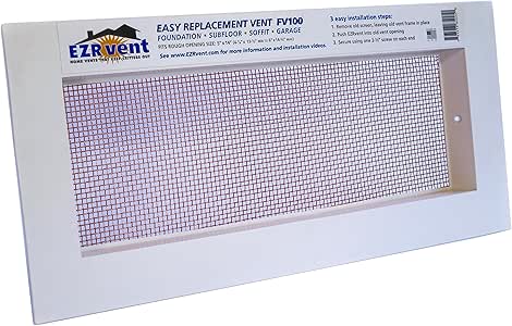 EZRvent FV100-8HC: Foundation, Sub-floor, Soffit and Garage Replacement ...