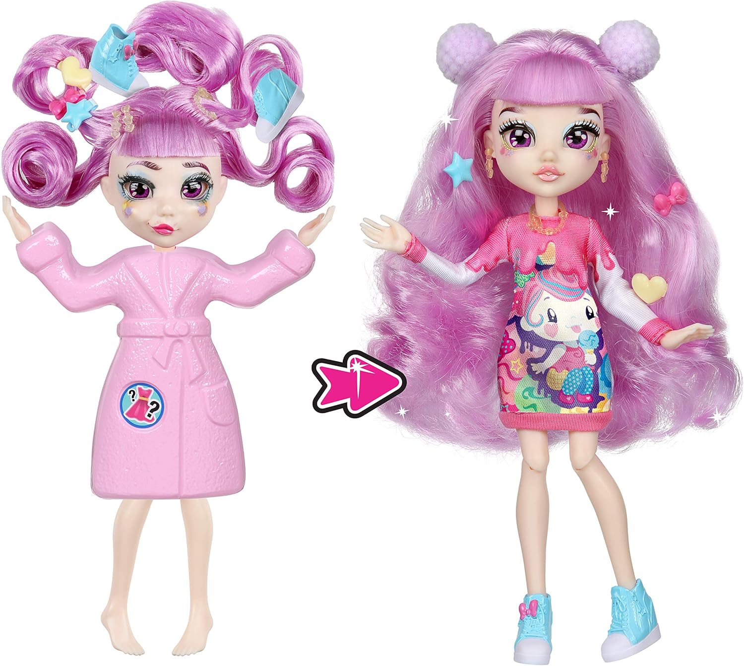 FailFix @Kawaii Total Makeover Doll Pack, 8.5 inch Fashion Doll with ...