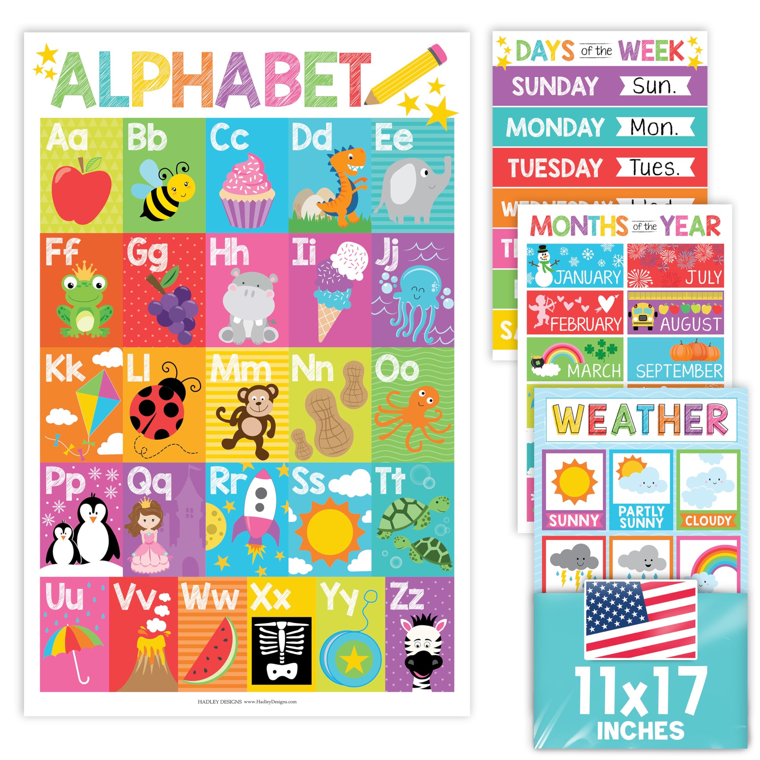 Mua Hadley Designs 4 Alphabet, Months of the Year, Weather, Days of The ...