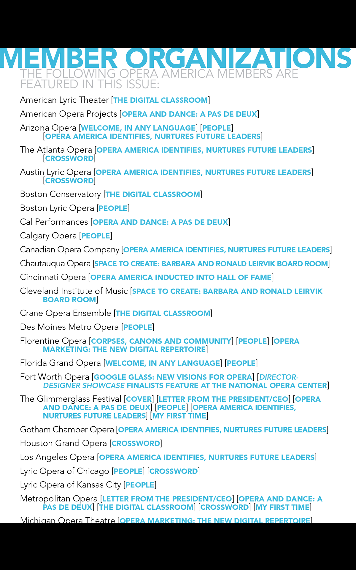 Opera America Magazine:Amazon.ca:Appstore for Android