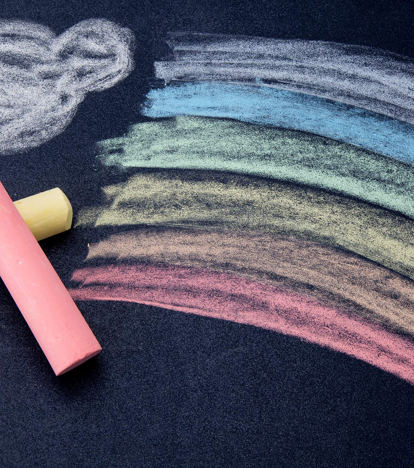 Education & Crafts 36 ct Box Sidewalk Chalk Set Colorful Non-Toxic ...