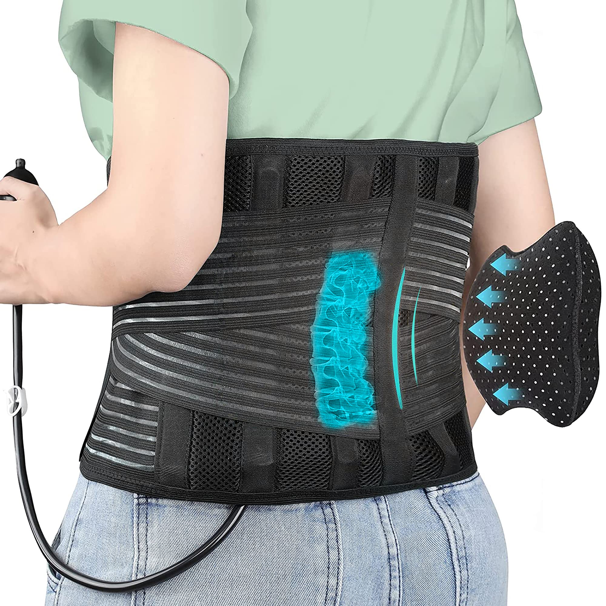 Mua DARLIS Back Brace with Inflatable Lumbar Pad - Extra Support More ...