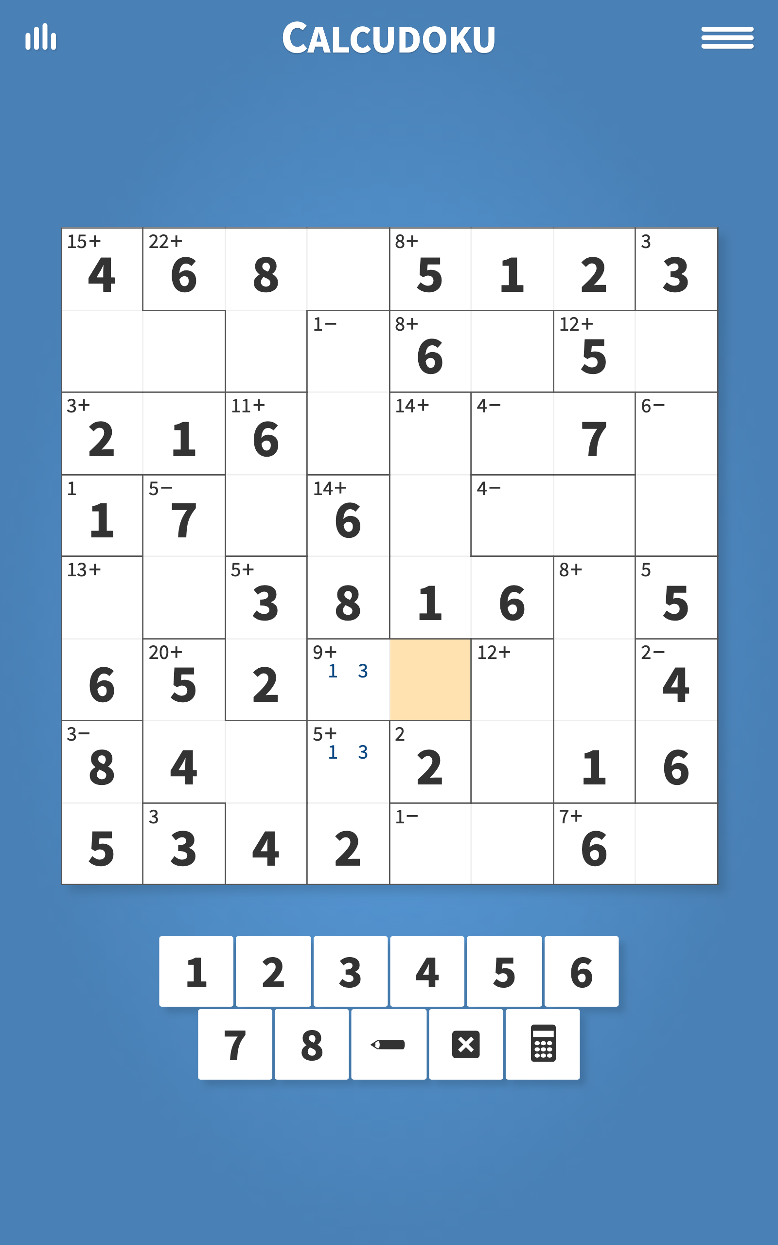Calcudoku · Math Logic Puzzles:Amazon.com:Appstore for Android