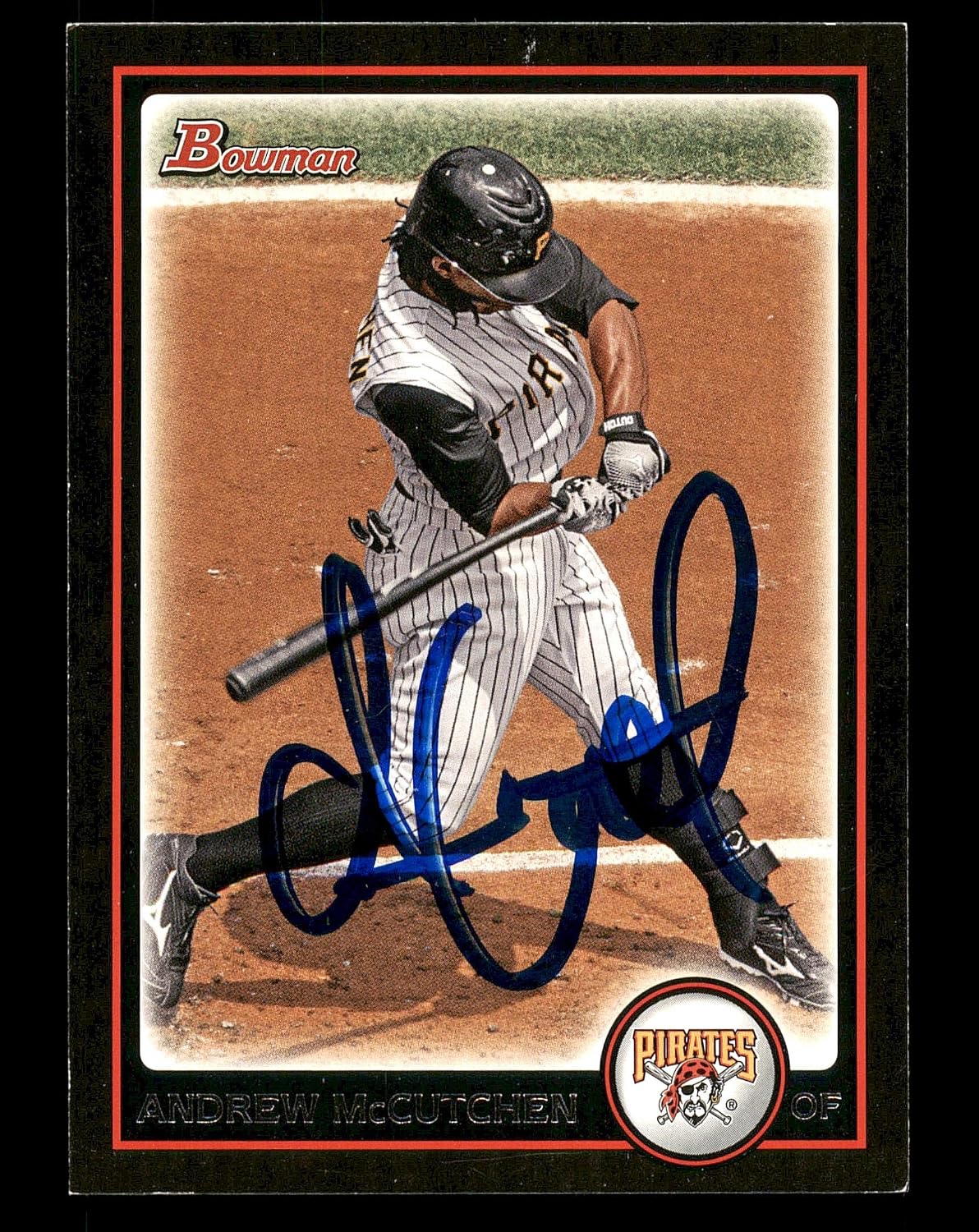 Andrew McCutchen Autographed 2010 Bowman Card #65 Pittsburgh Pirates ...