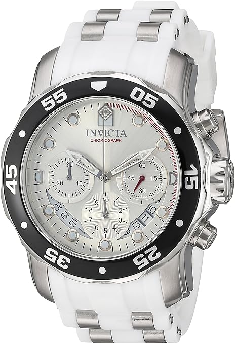 Invicta Men's 20290 Pro Diver Analog Display Quartz White Watch ...
