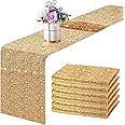 Amazon.com: 6 Pieces 12 x 108 Inches Sequin Table Runners Glitter Sequin Runner Rectangular ...