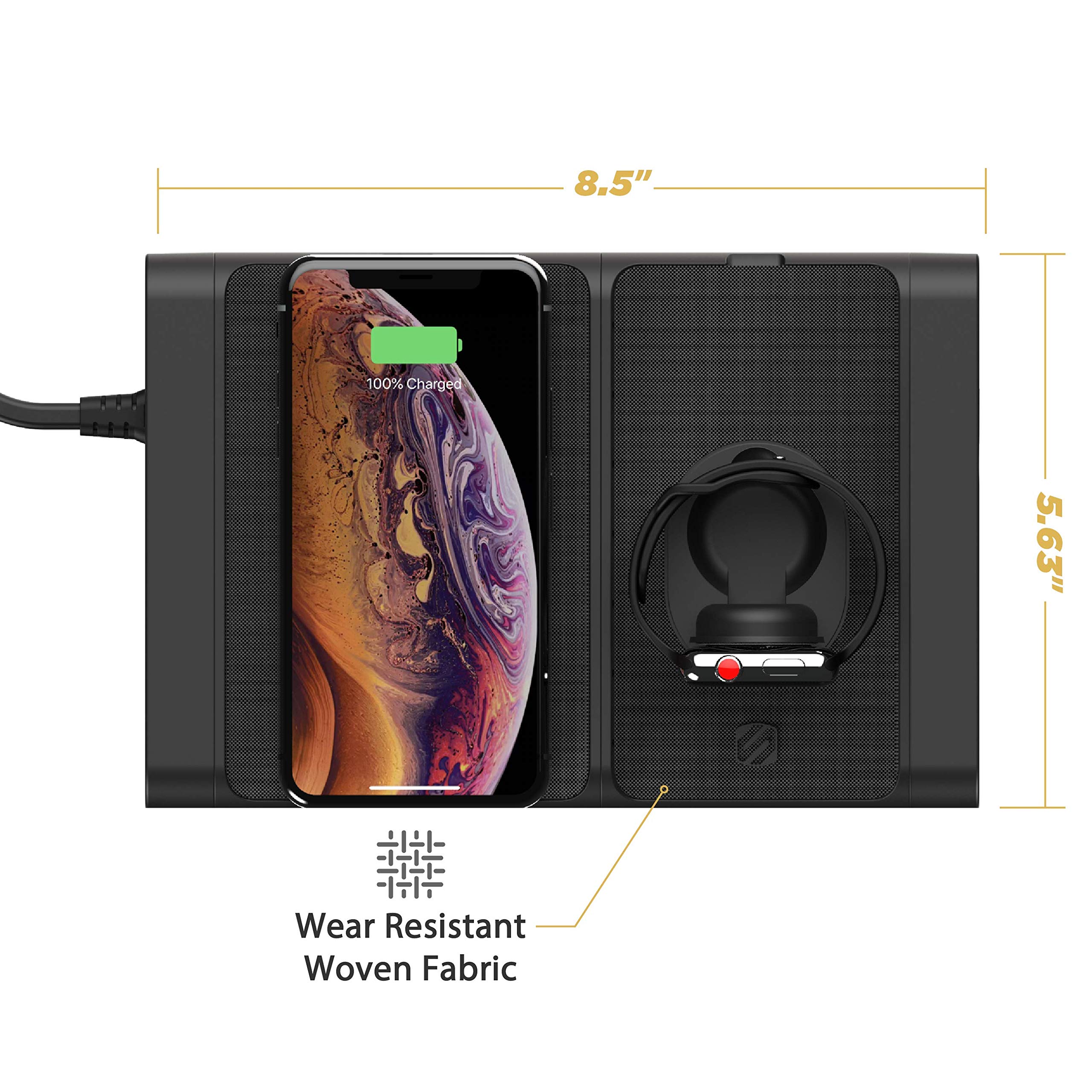 Mua Scosche BLKIT4-SP BaseLynx Modular Charging System Includes a Qi ...