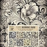 Amazon.com: Decoupage Paper Pack (24 Sheets 6"x6") Delicate Rococo ...