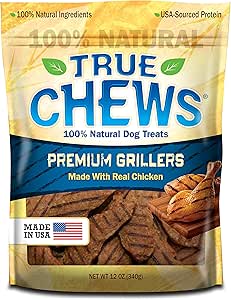 Amazon.com : True Chews Premium Grillers Dog Treats, Chicken, 12 Ounce ...