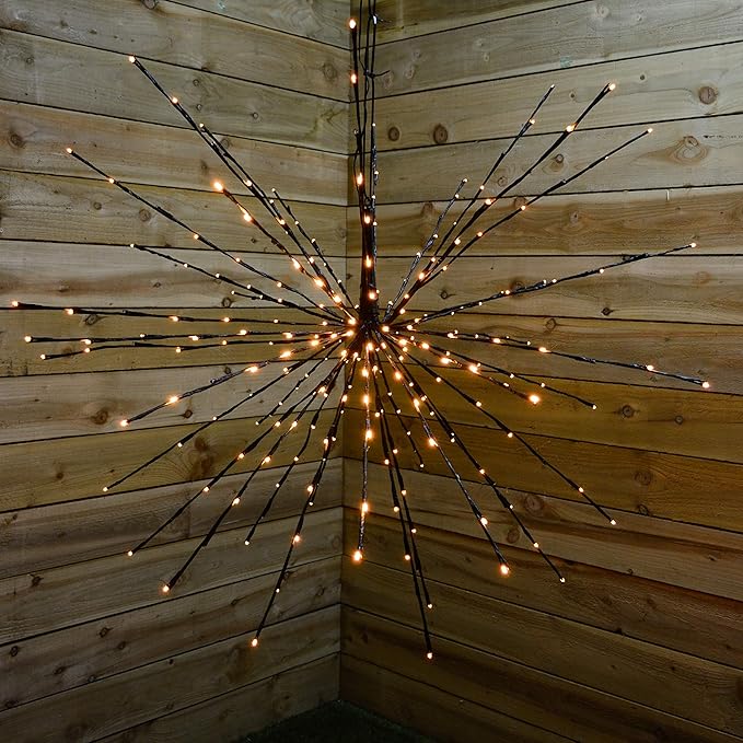 Kaemingk Lumineo 1m LED Polestar Lights - 280 Classic Warm Lights - 14% ...