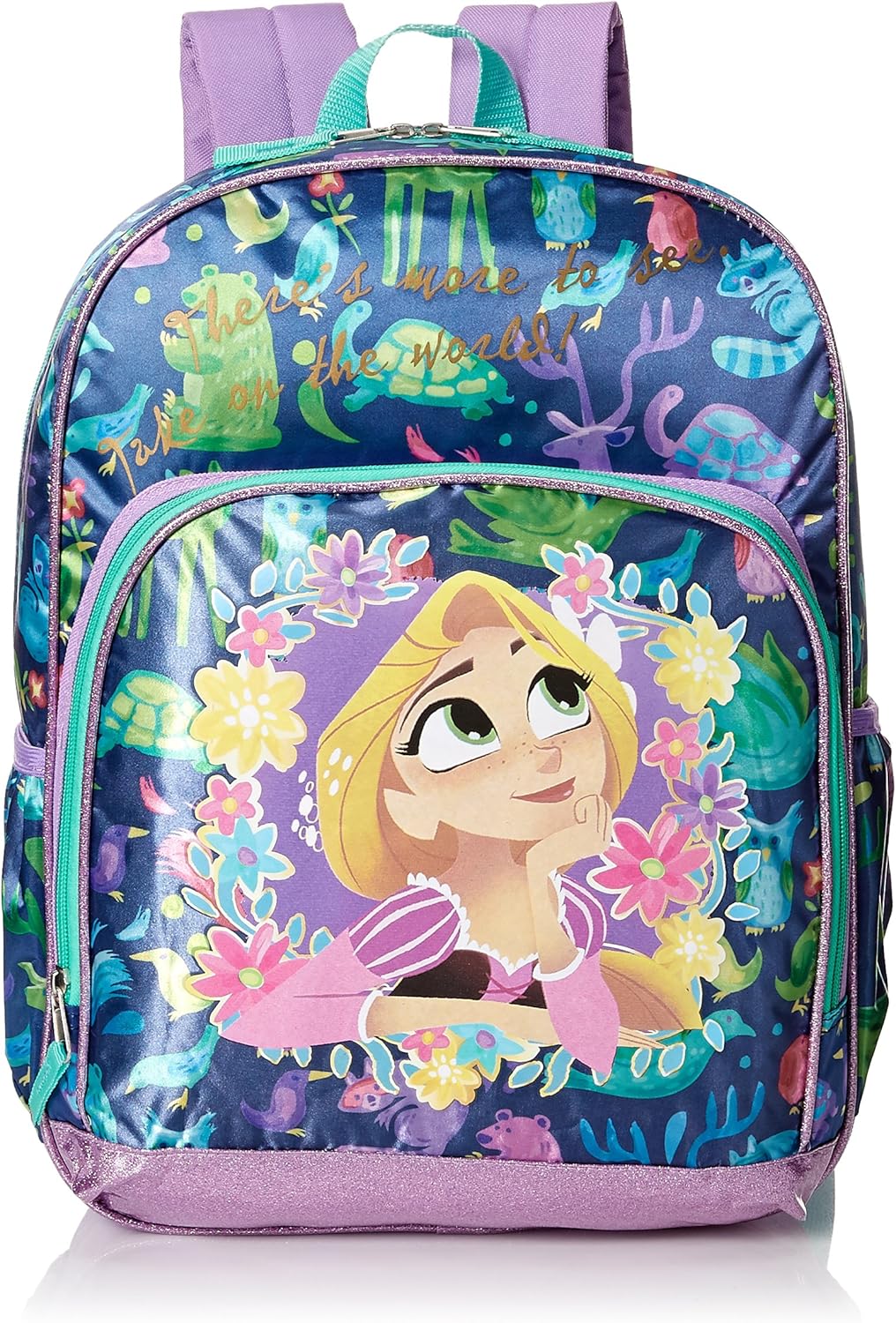 Disney Girls' Rapunzel Tangled Take on The World 16" Backpack: Amazon ...