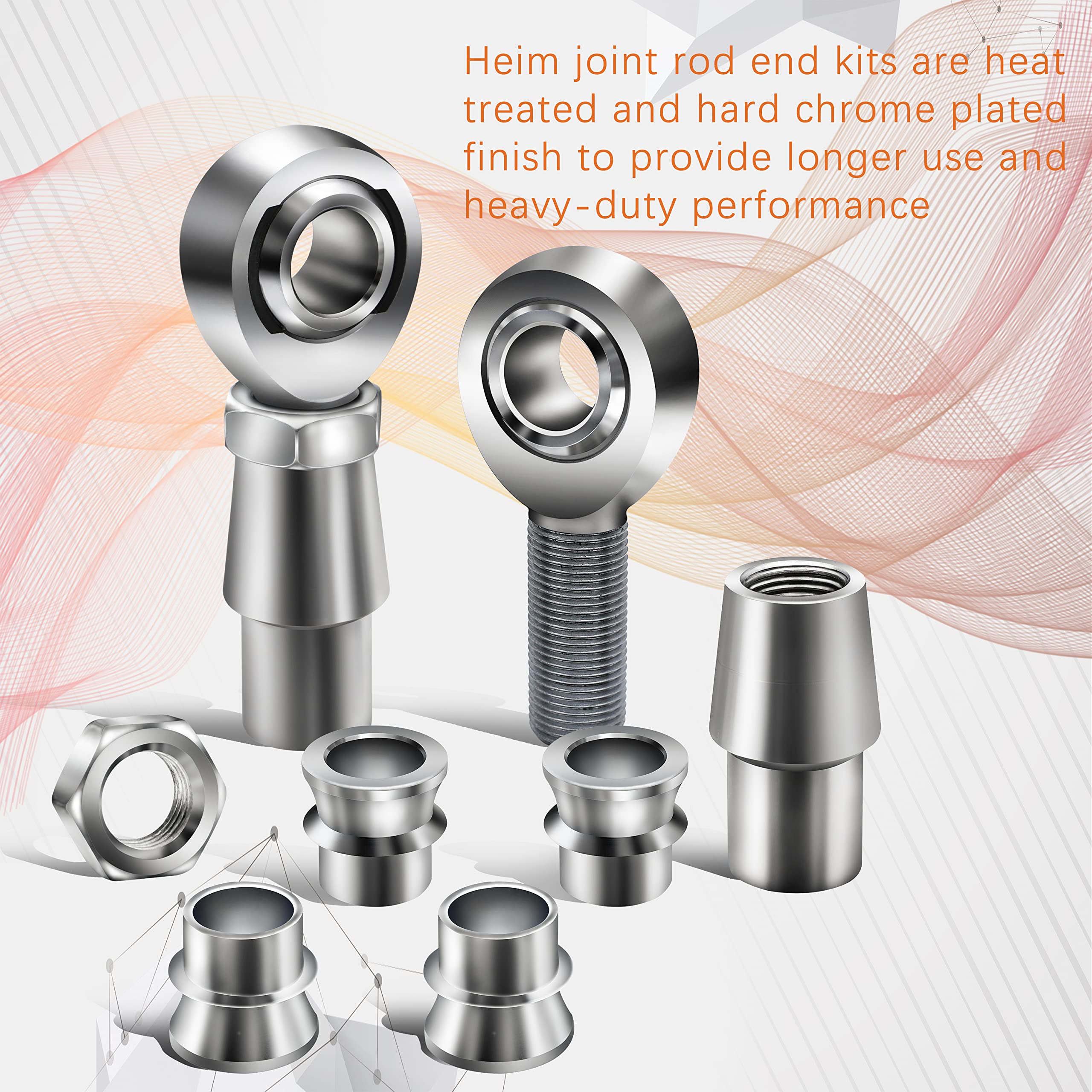 Mua 3/4” Heim Joint Rod End Kit, 750” Chromoly Joints Panhard kit, Right & Left Hand Thread 2 ...