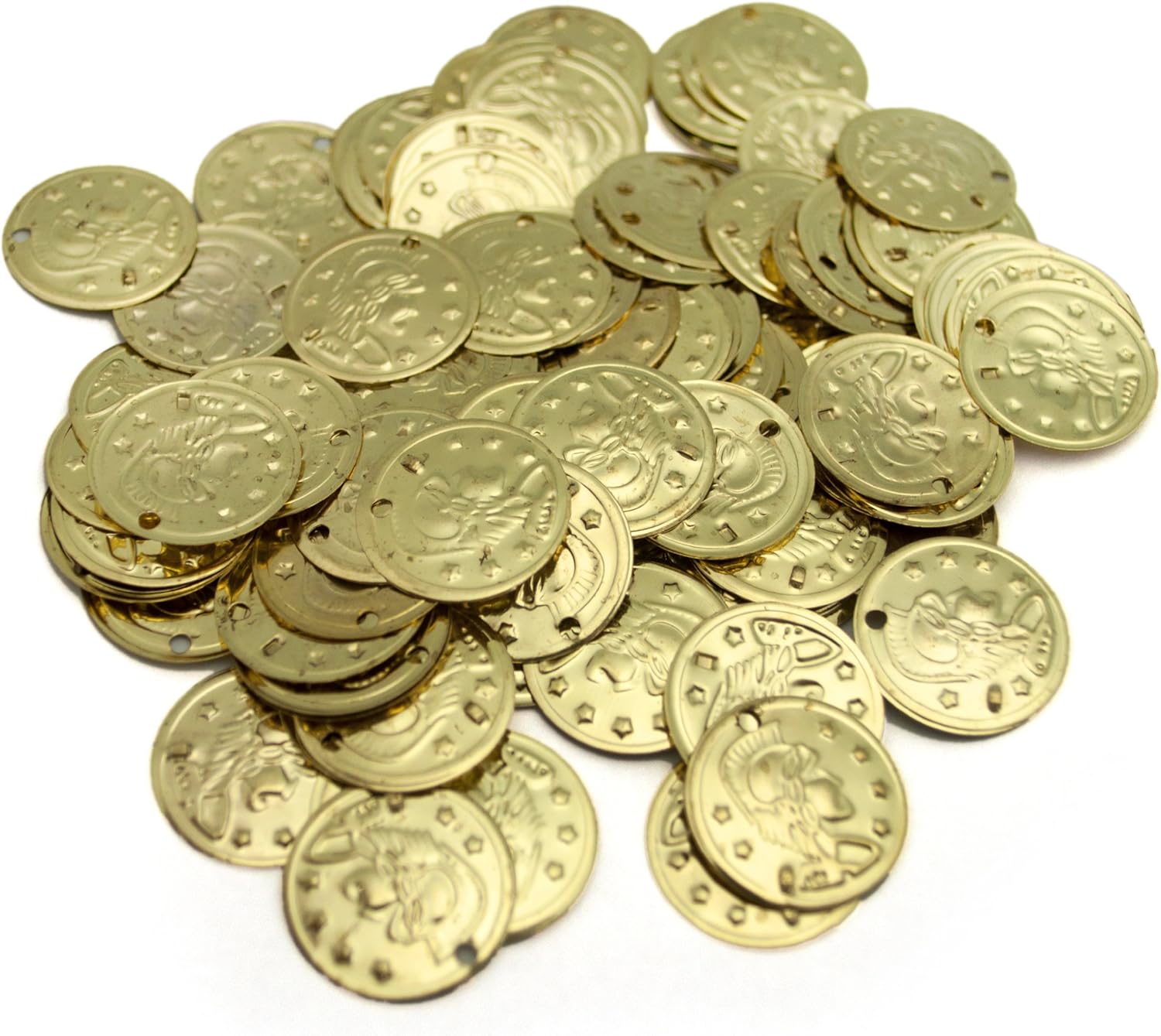 Amazon.com: BellyLady 100pc Belly Dancing Coins, Cavalier Design On One ...