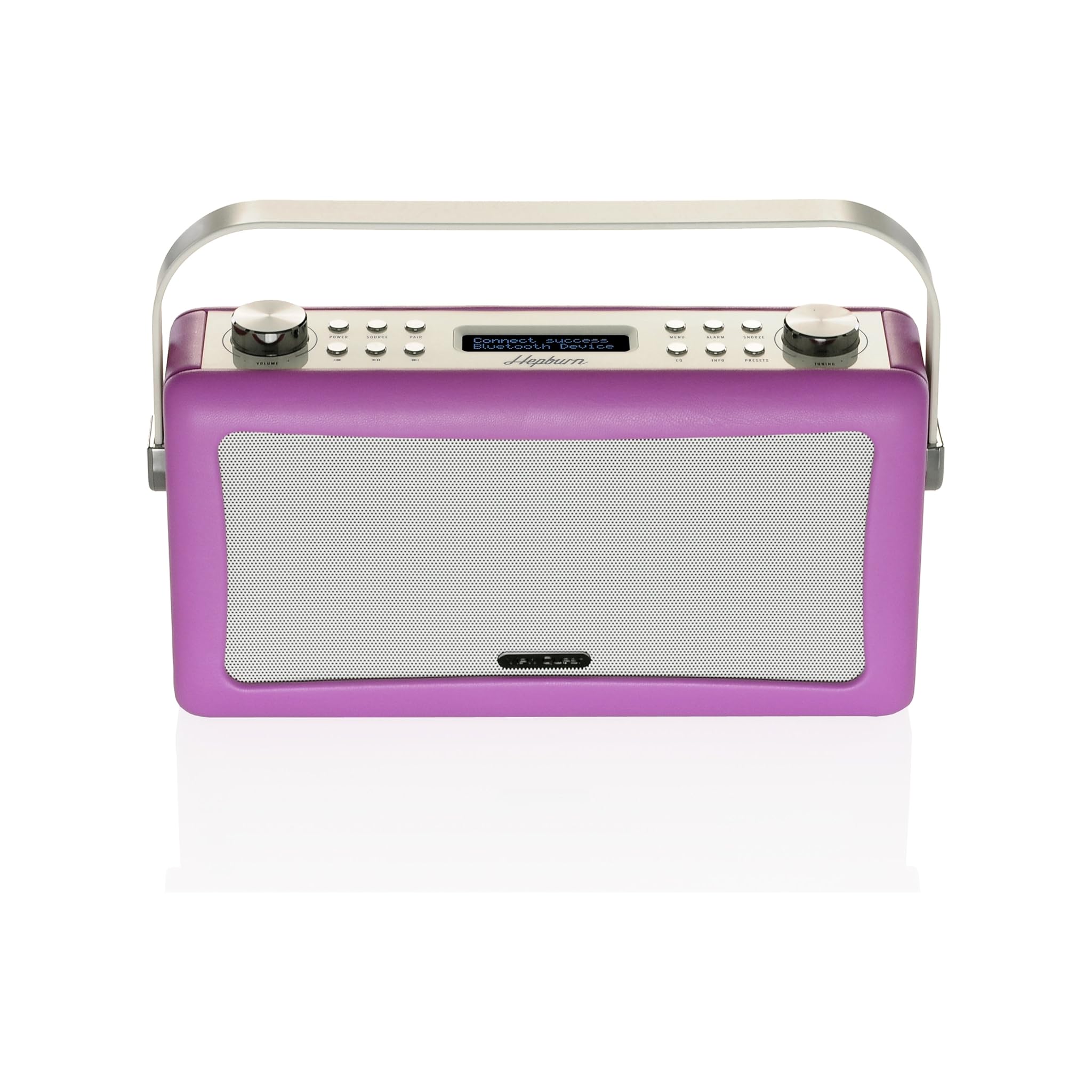 Daewoo QT3 Compact Microwave Oven, 600 Watt, Pastel Pink