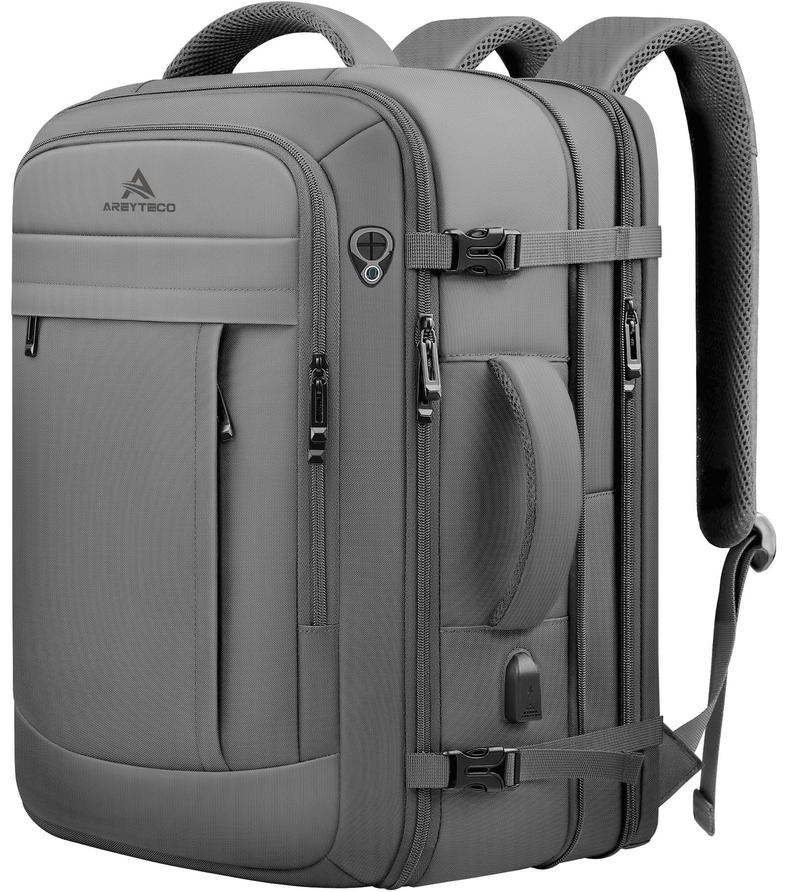 55L Travel Laptop Backpack for Men, Extra Large Backpack, Big Capacity ...