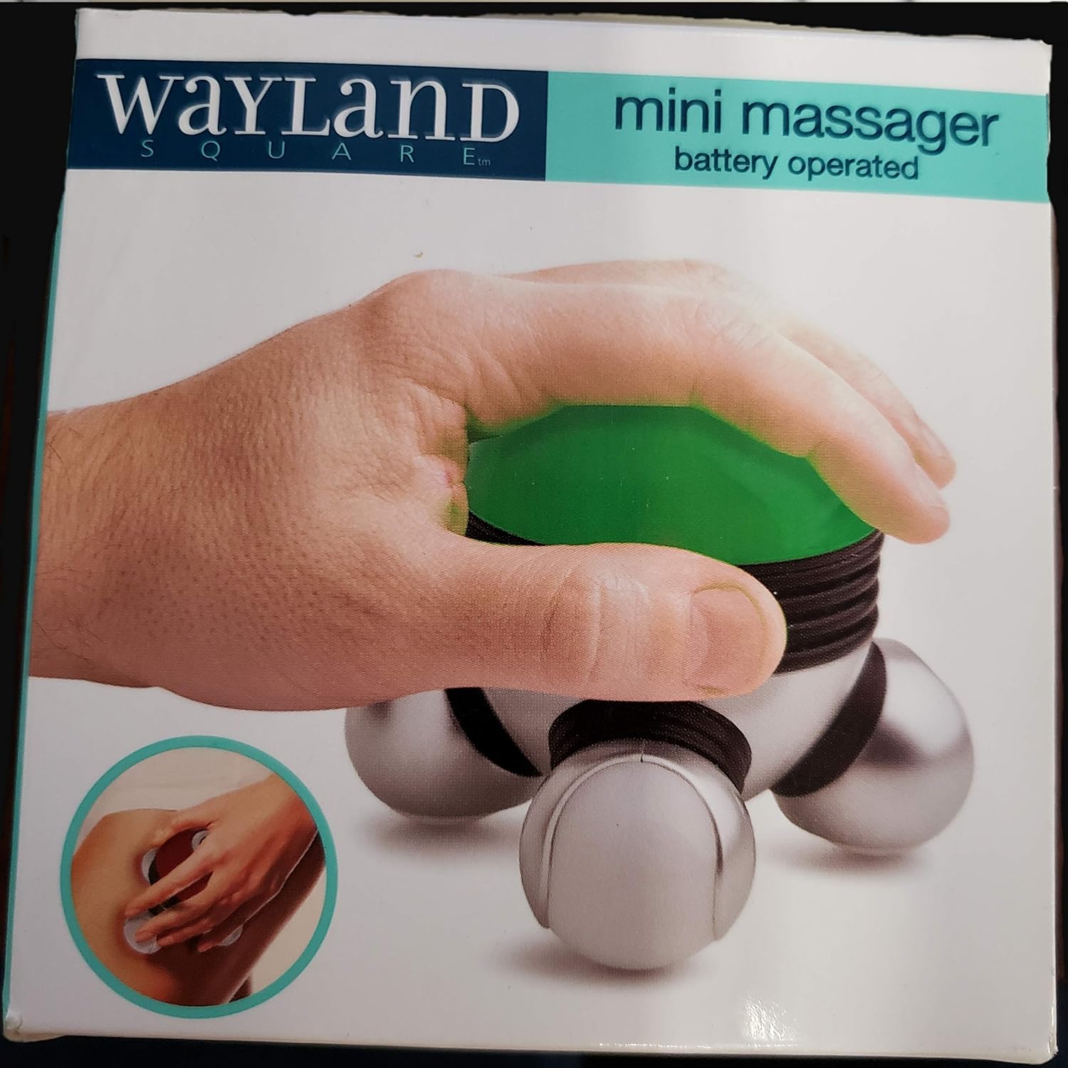 Amazon.com: Wayland Square Battery Operated Mini Massager Green ...