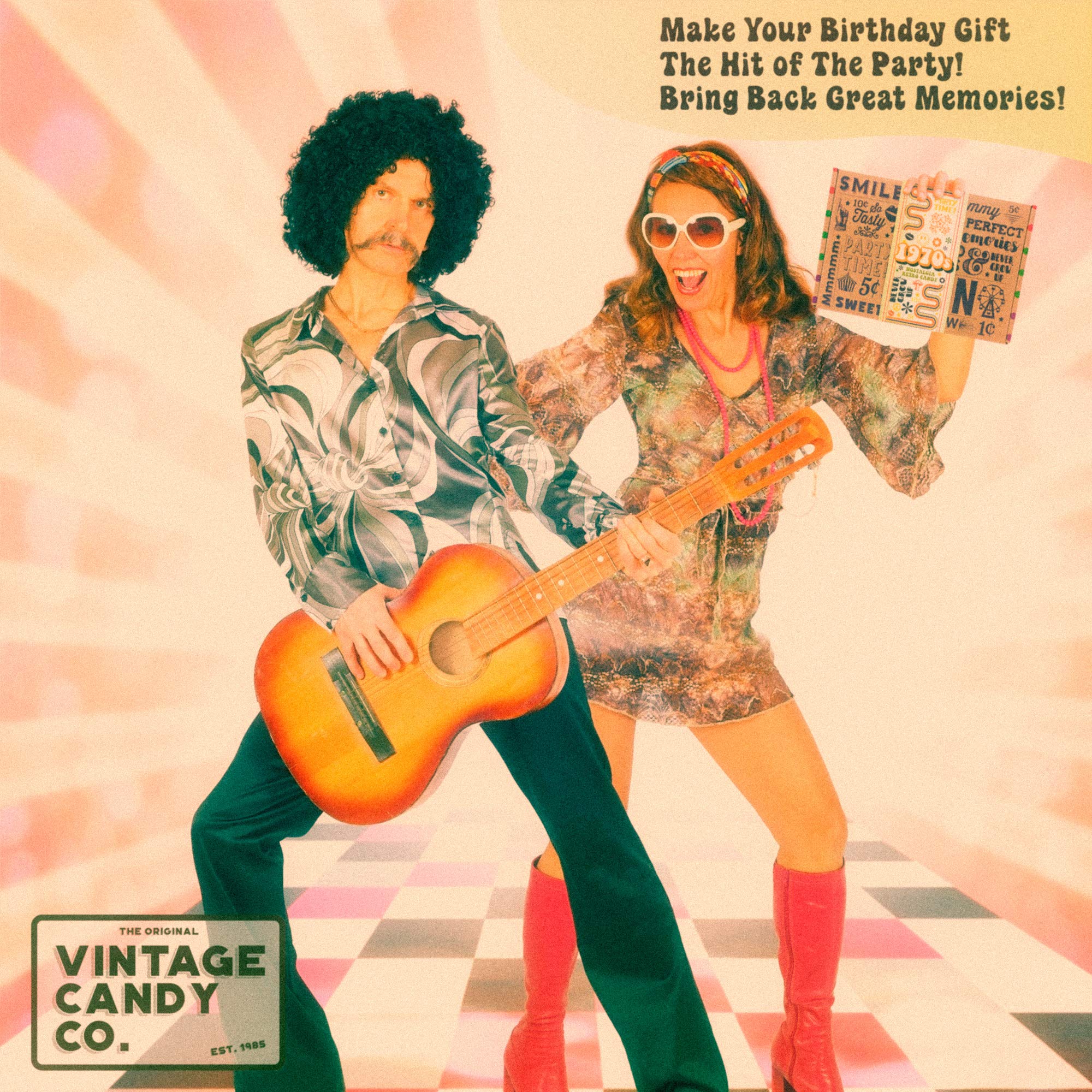 VINTAGE CANDY CO. 1970s RETRO GIFT BOX - 70s Nostalgia Candies ...