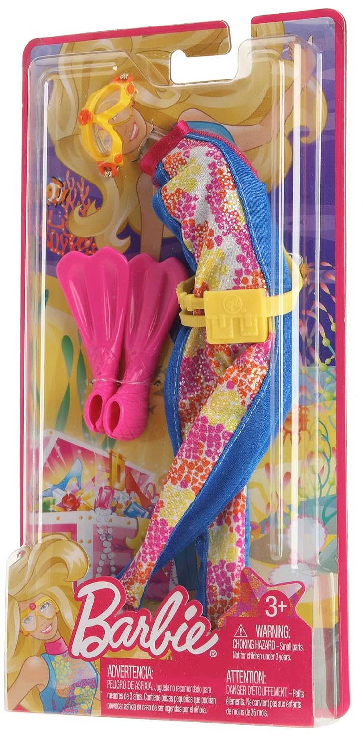 Barbie I Can Be A Marine Biologist Outfit - Doll Clothes with flippers ...