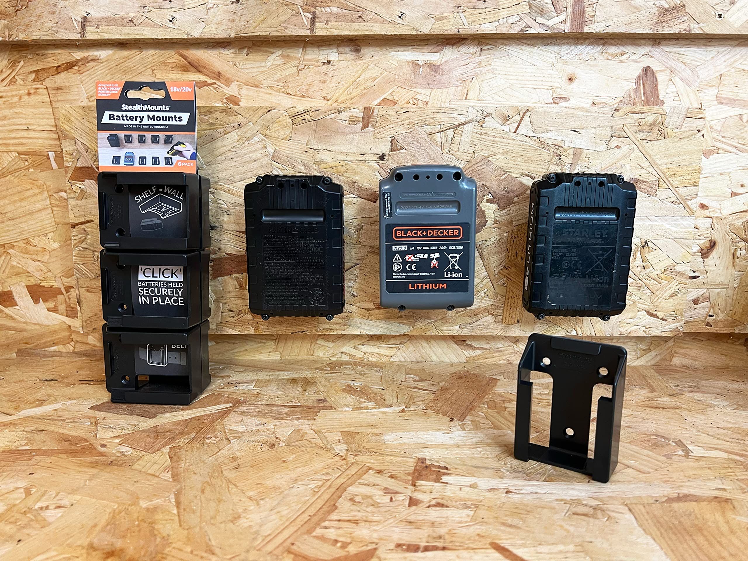 Mua StealthMounts Battery Holder Compatible with Black & Decker 20V and ...