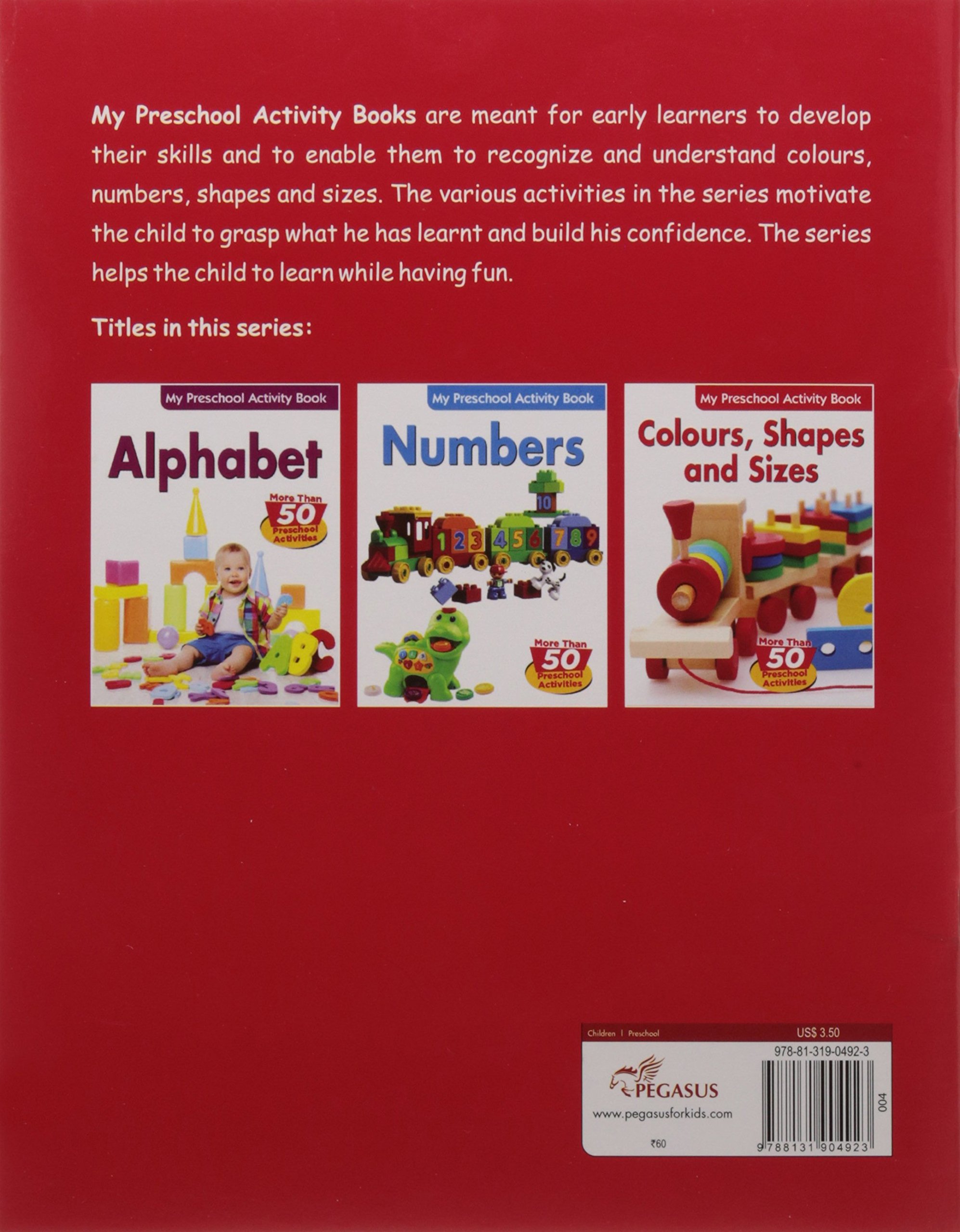 Buy Colours, Shapes & Sizes - My Preschool Activity Book (My Preschool ...