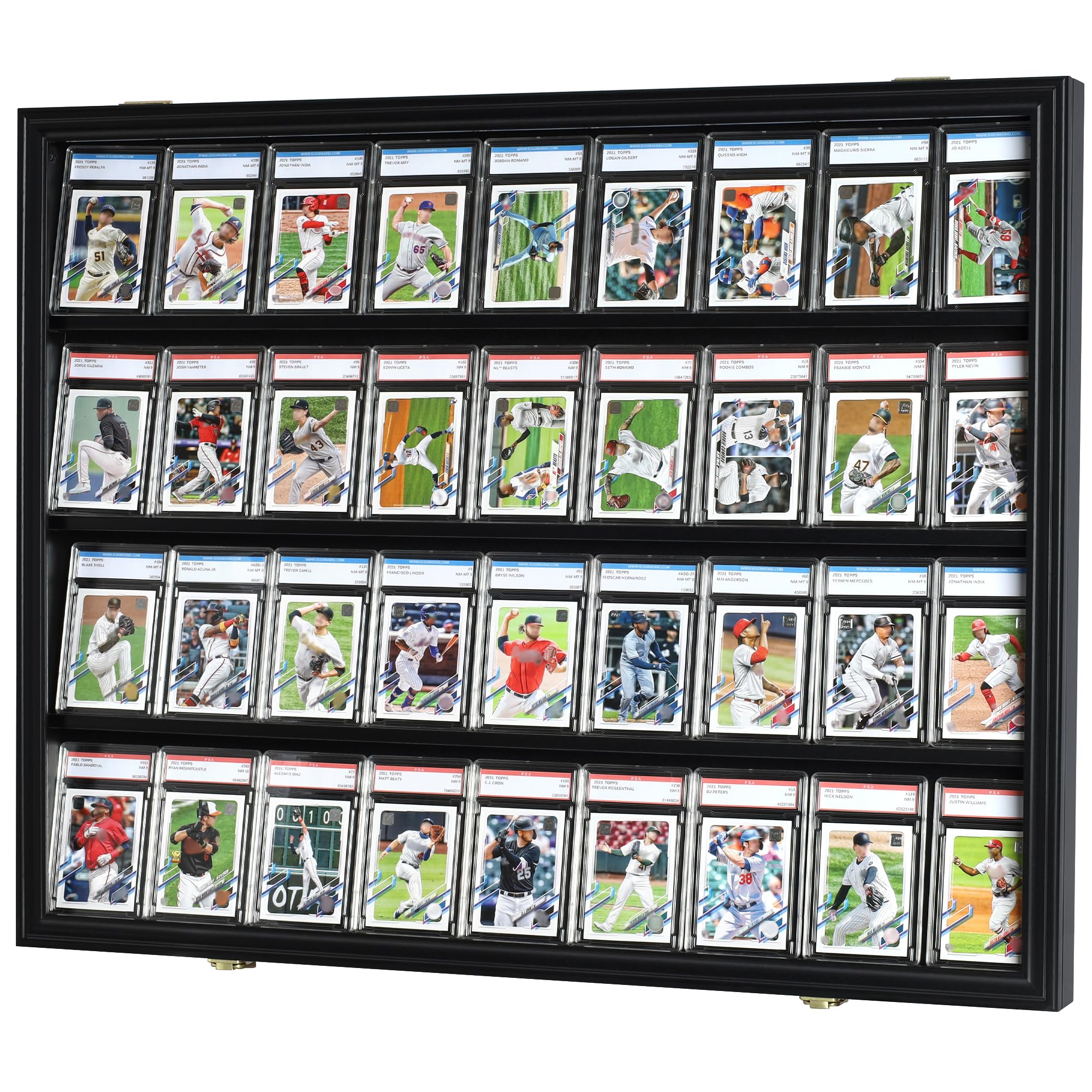 DisplayGifts Pro UV 36 Graded Sports Card Display Case for Football ...