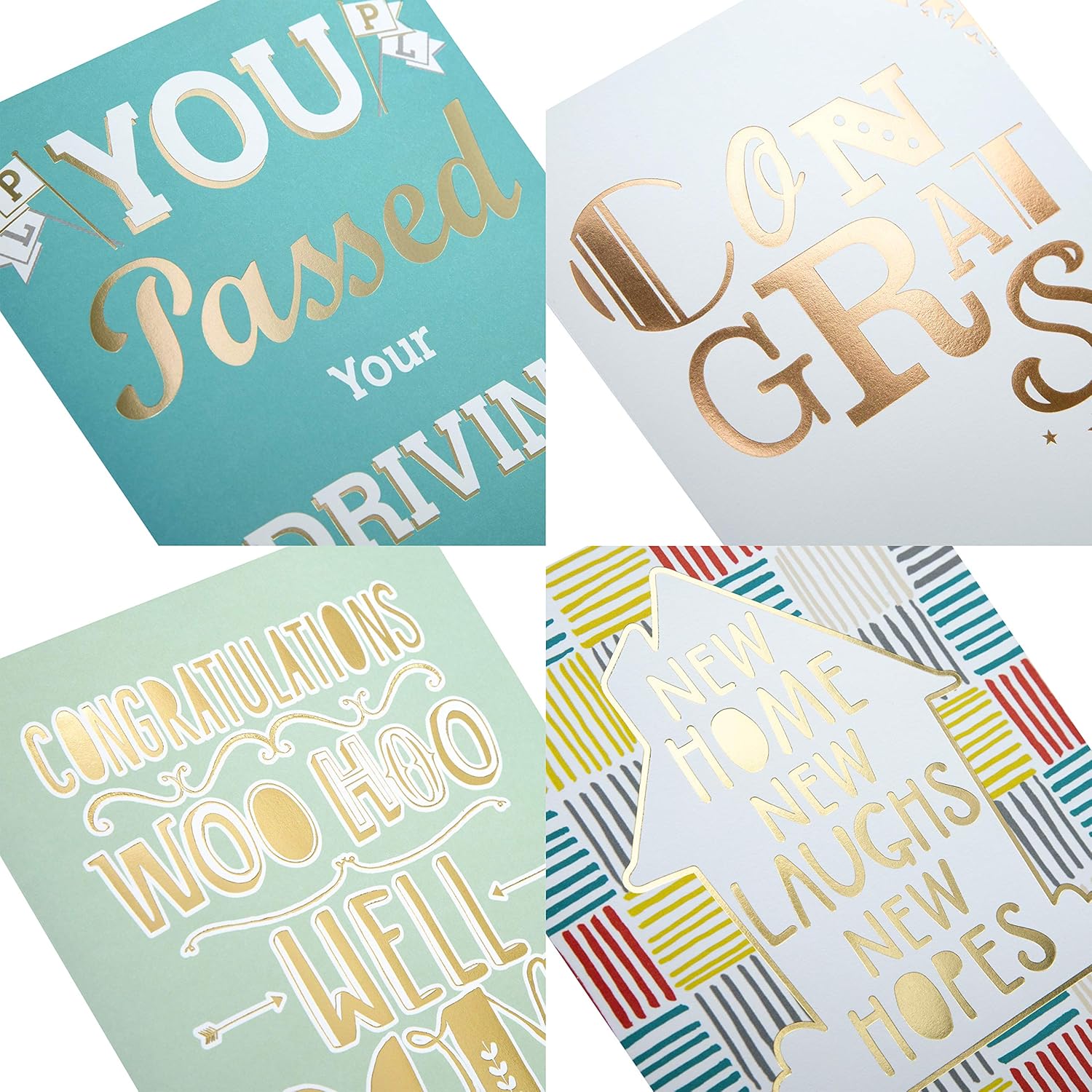 Congratulatory Card Bundle from Hallmark – 8 Cards in 8 Designs – BigaMart