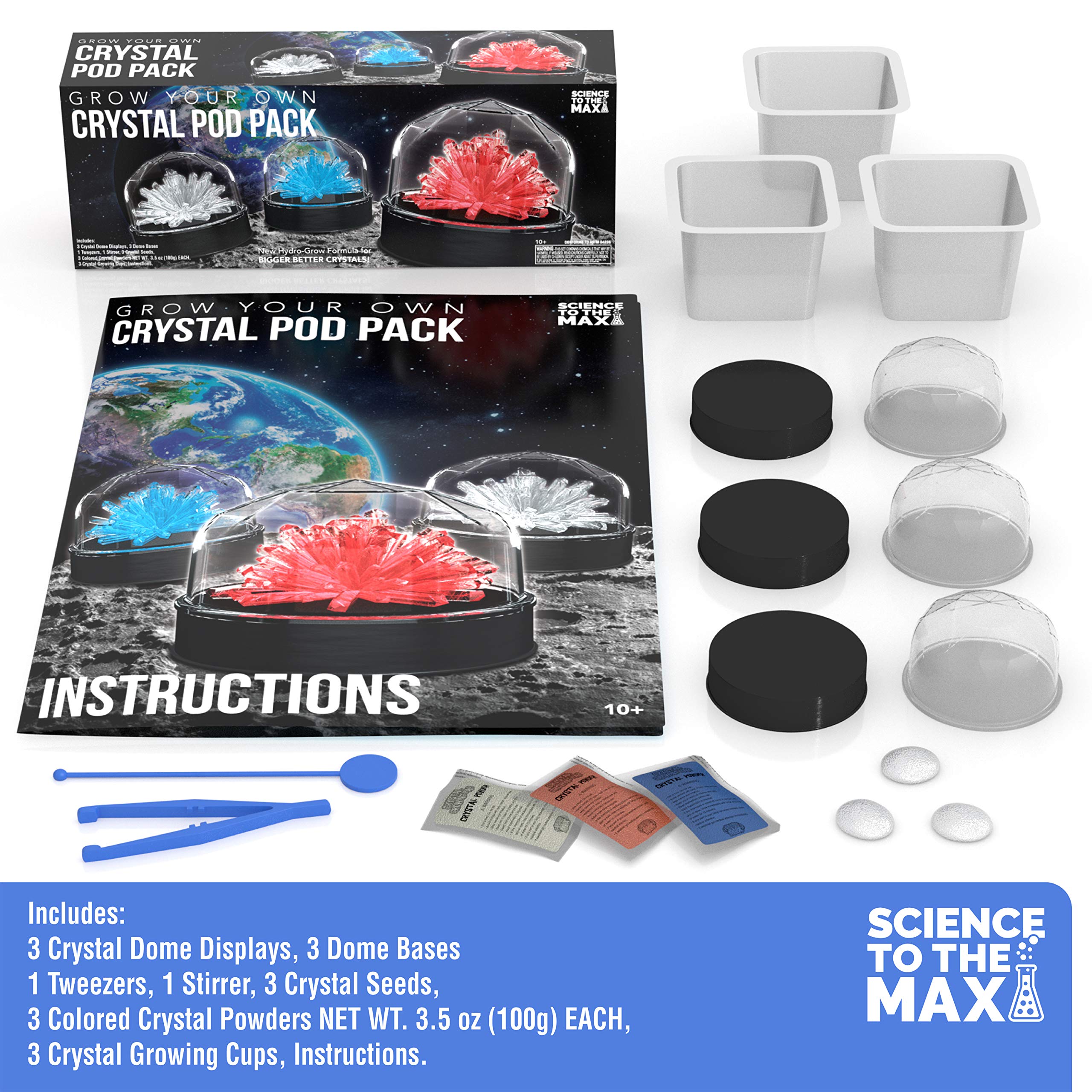 Crystal Growing Kit for Kids - STEM Science Kit for Kids Boys and Girls ...