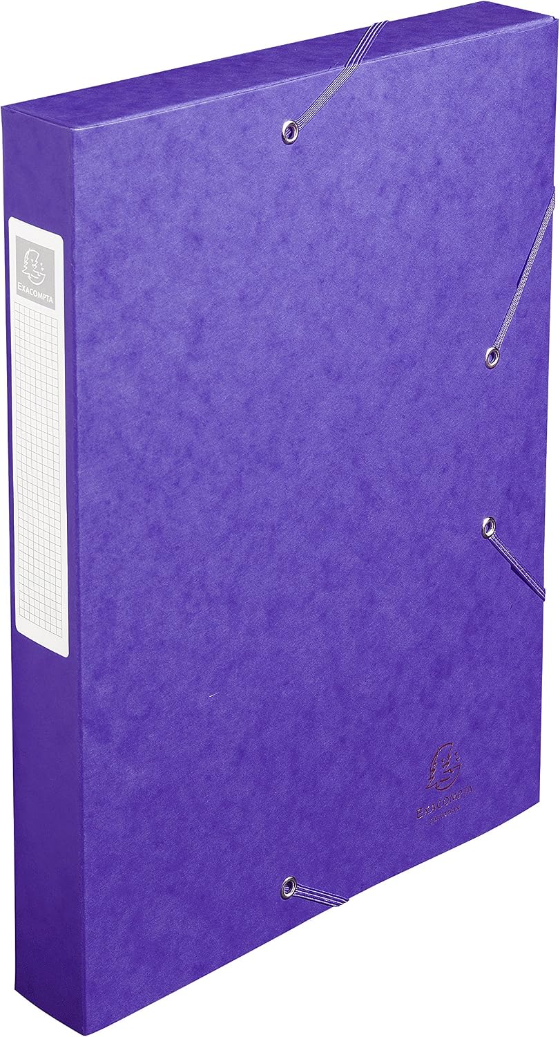 Exacompta Cartobox Storage Boxes (Manila Cardboard DIN A4) Rücken 40 mm ...