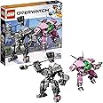 Amazon.com: LEGO Overwatch D.Va and Reinhardt 75973 Mech Building Kit ...
