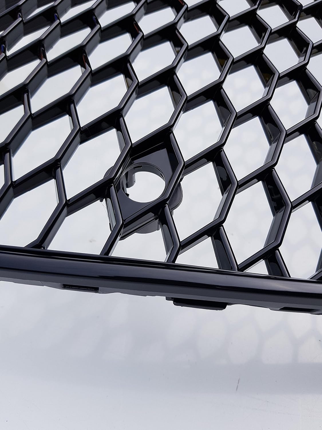 Rejilla de malla negra brillante para A5 8T B8 Facelift por 1A Auto ...