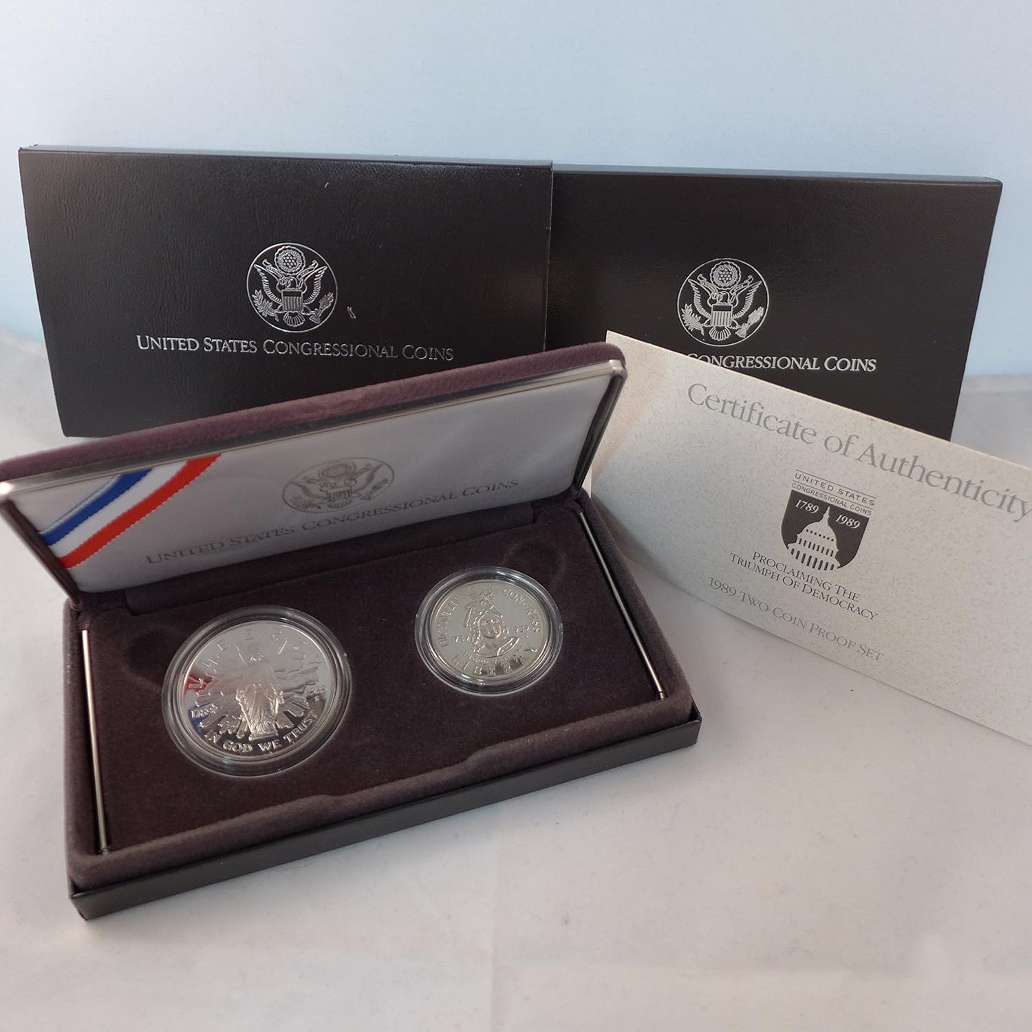 1989 S US Congressional Coins 2 Coin Set Proof at Amazon's Collectible ...