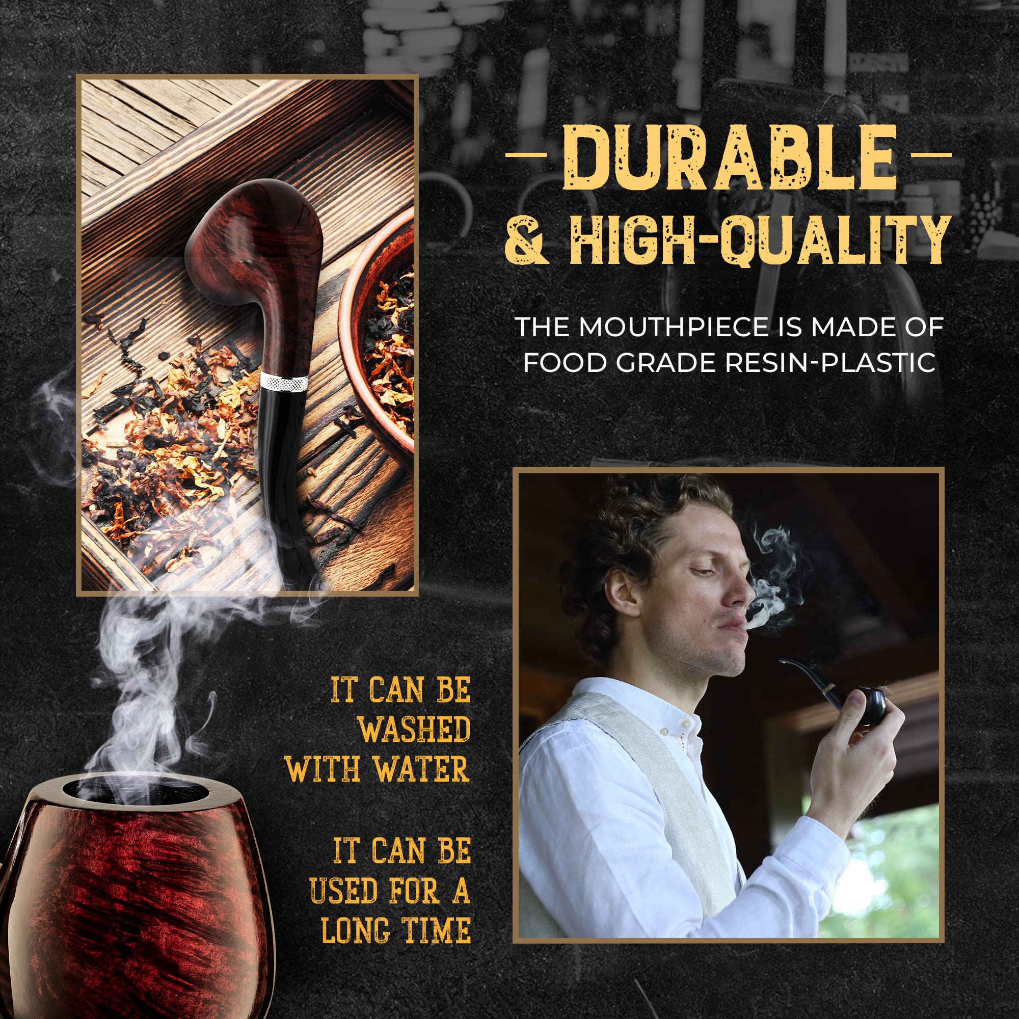 Mr. Brog Full Bent Pipe - Model No: 82 Consul Pecan - Mediterranean ...